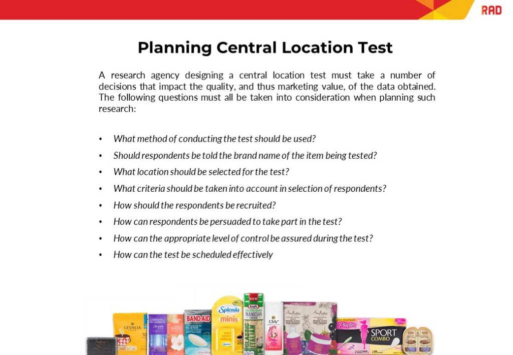 CLT (Central Location Test) - RAD Research