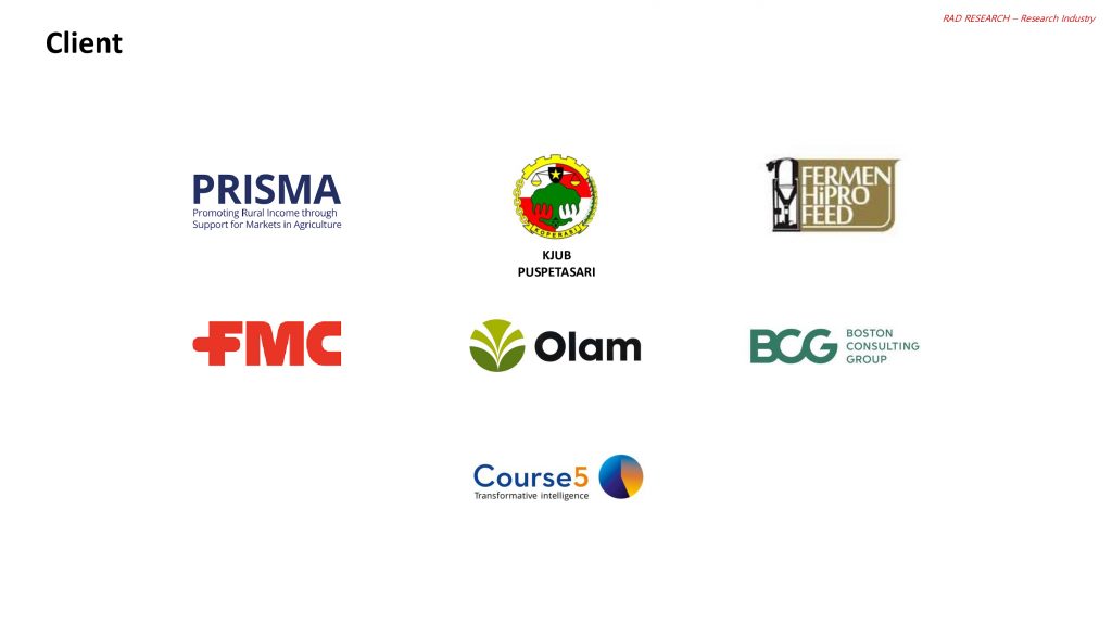 Agriculture by Collaborating with PRISMA - RAD Research